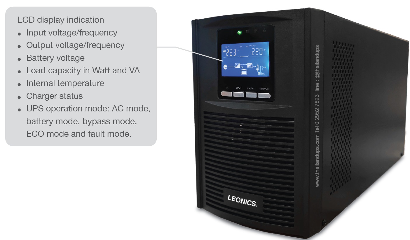สินค้าใหม่ Leonics 3000va รุ่น UKT-3K ราคาถูก ประกันศูนย์