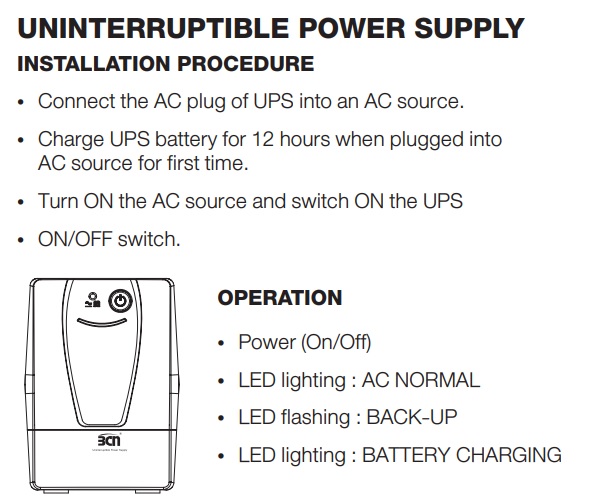 BCN UPS และ STABILIZER - เครื่องสำรองไฟ brand ไทย สินค้ารับประกัน 2 ปี เต็ม