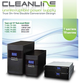 Cleanline UPS สินค้าของคนไทย เริ่มต้นที่ 850va single phase - 3 phase